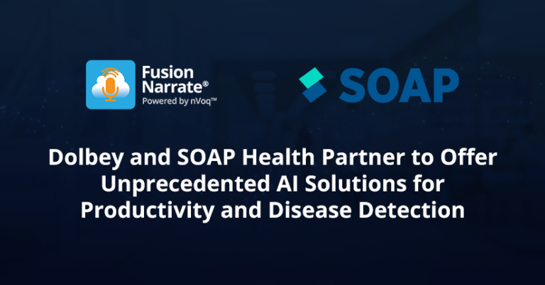 Dolbey and SOAP Health Partner to Offer Unprecedented AI Solutions for ...